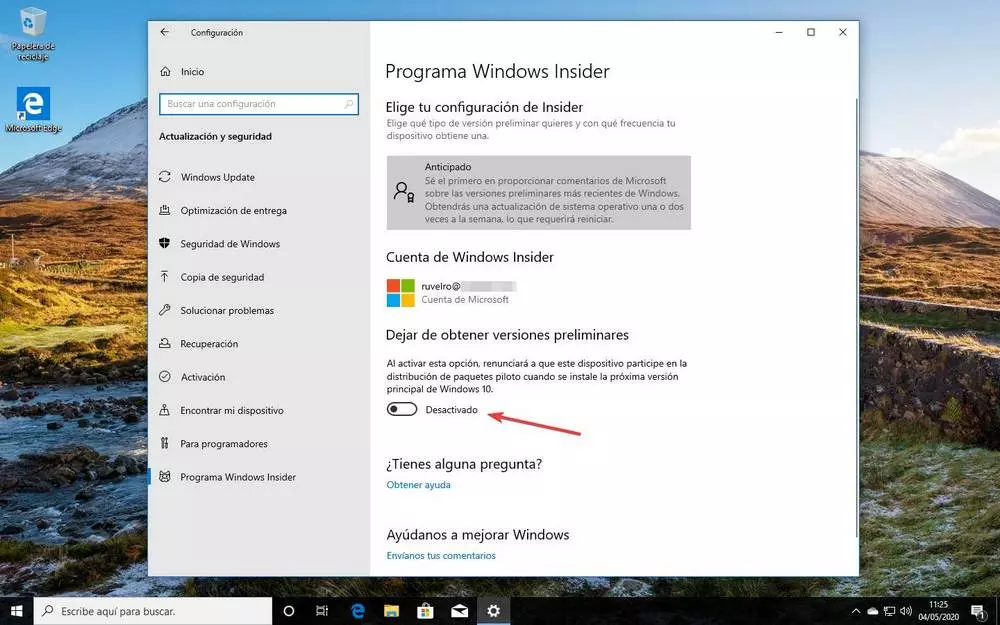 Windows Insider Program - 10