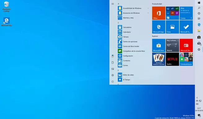 Taskbar op der rietser Säit am W10