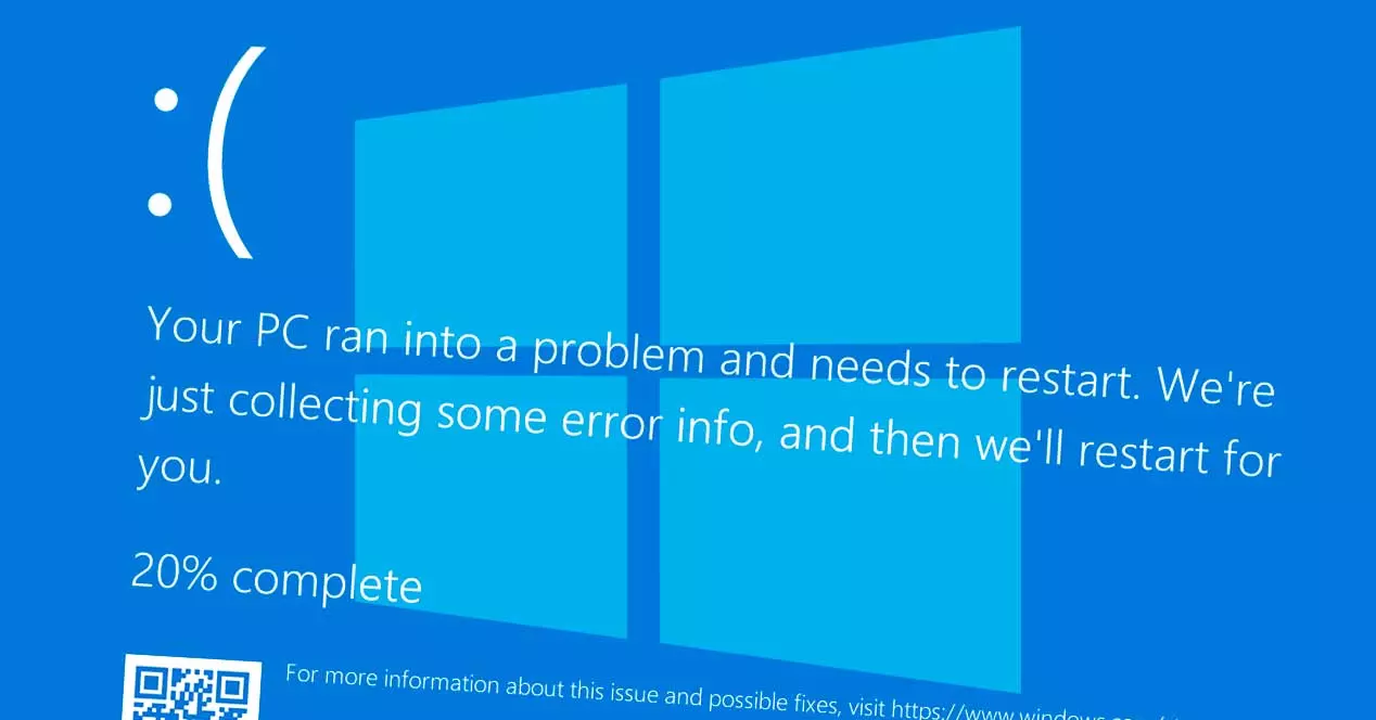 Kék képernyő a Windows rendszerben - A BSOD okai és javítása