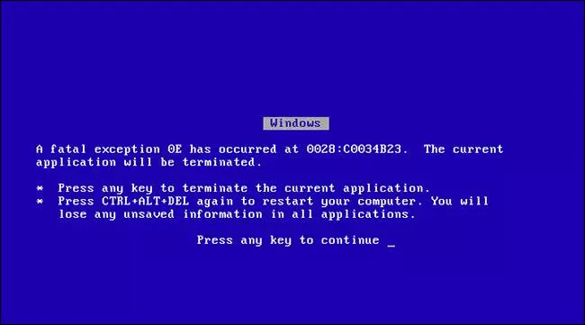 Windows 95-BSOD