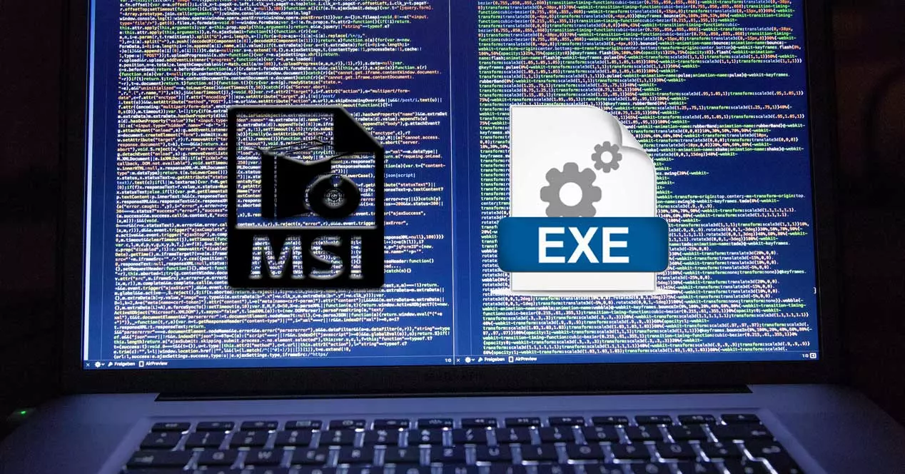 ភាពខុសគ្នារវាងឯកសារដែលអាចប្រតិបត្តិបាន MSI និង EXE នៅលើ Windows