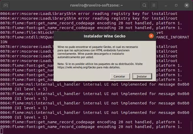 Konfiguréieren Wäin op Ubuntu - 4