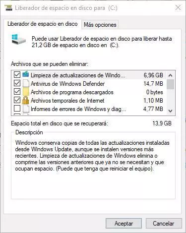 Ho hloekisa Windows 10 - 2