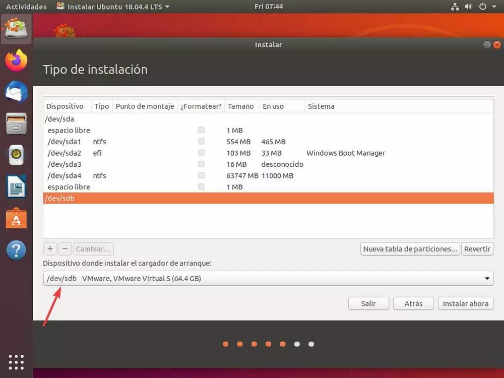Installer Ubuntu bootloader