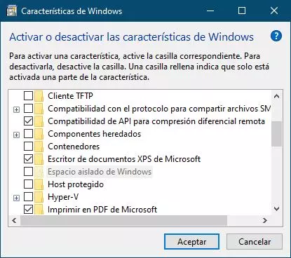 Памылка актывацыі Windows Sandbox