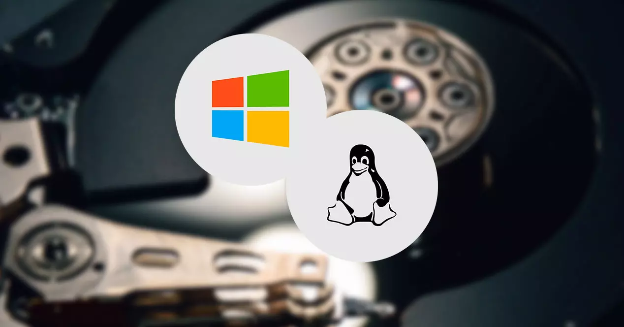 Windows Linux hard drive