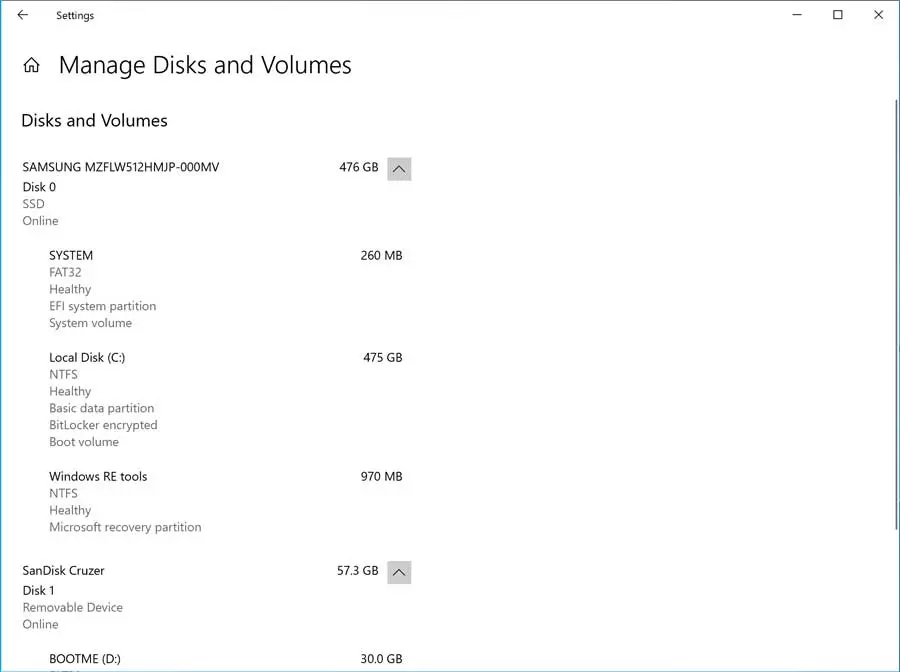 Manage Windows disks