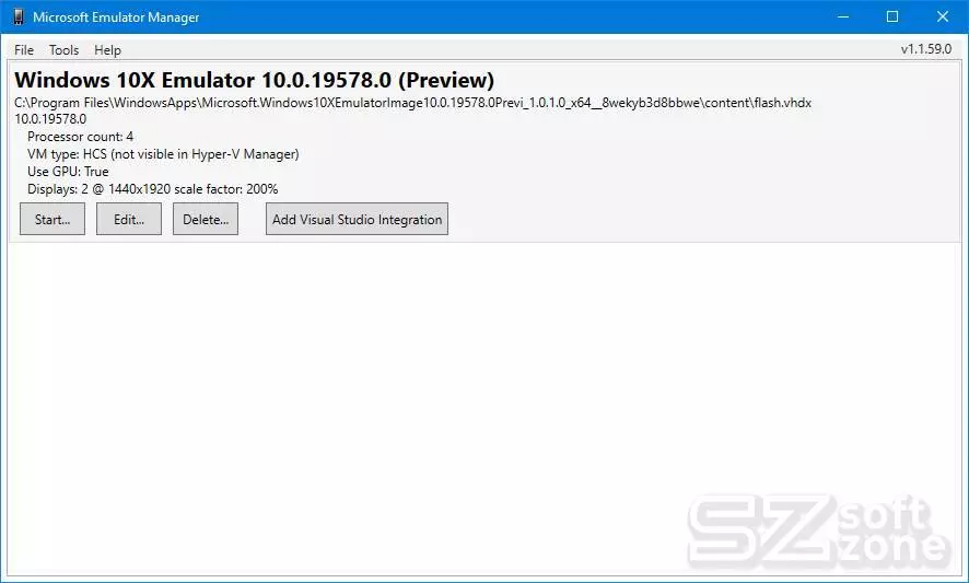 Microsoft emulator na Windows 10X - 3