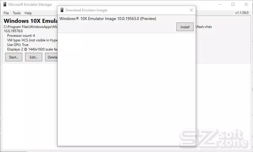 Microsoft Emulator en Windows 10X - 4