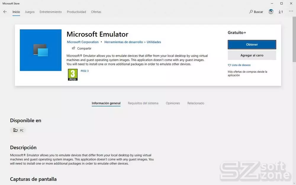 Microsoft Emulator kaj Windows 10X - 1
