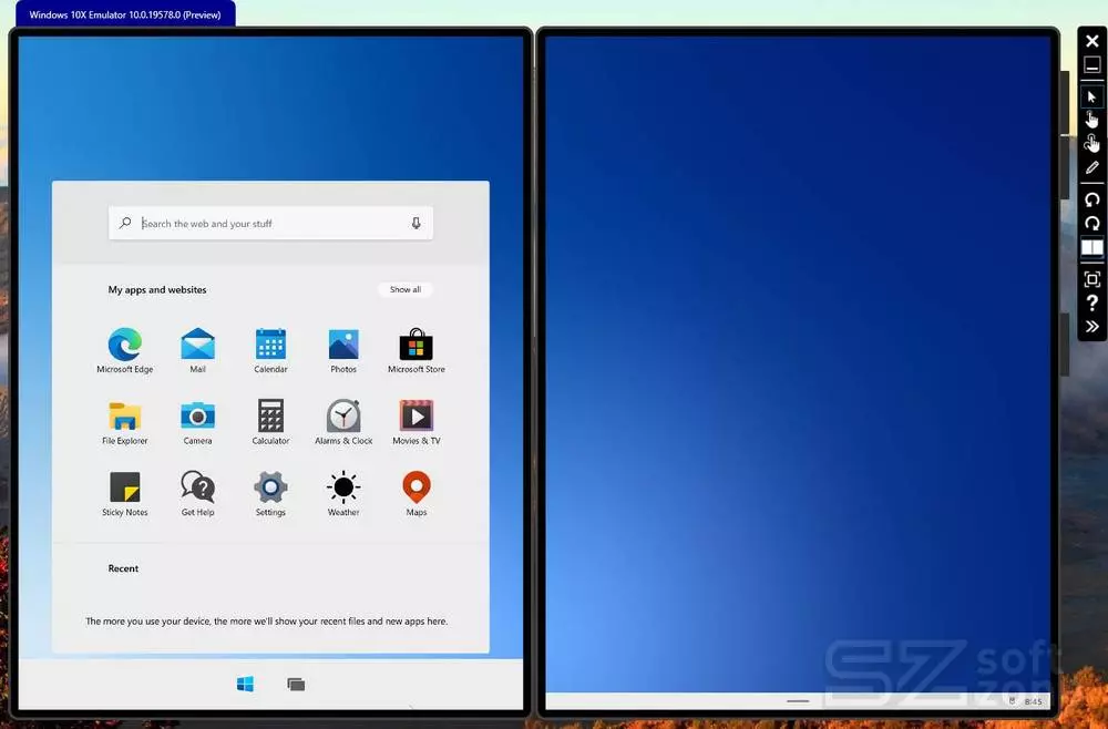 Microsoft Emulator a Windows 10X - 6