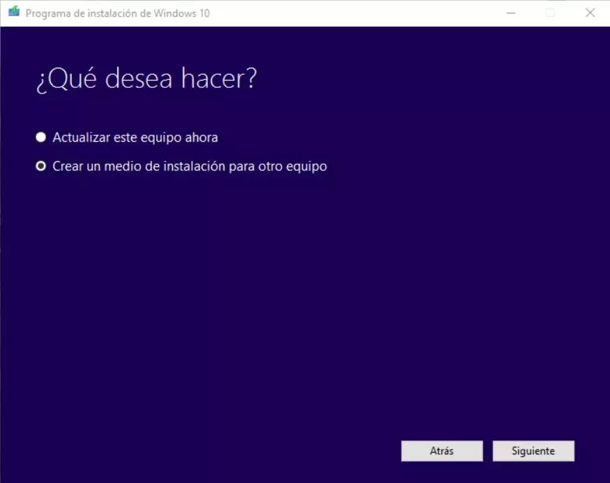 Kuzamura Windows 10 cyangwa gukuramo ISO