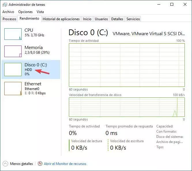 Ketik HDD SSD Windows 10