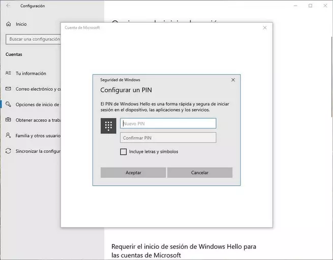 Windows Hello のセットアップ - PIN 3