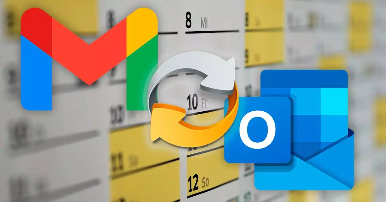 Outlook жана Gmail календарын кантип шайкештештирсе болот