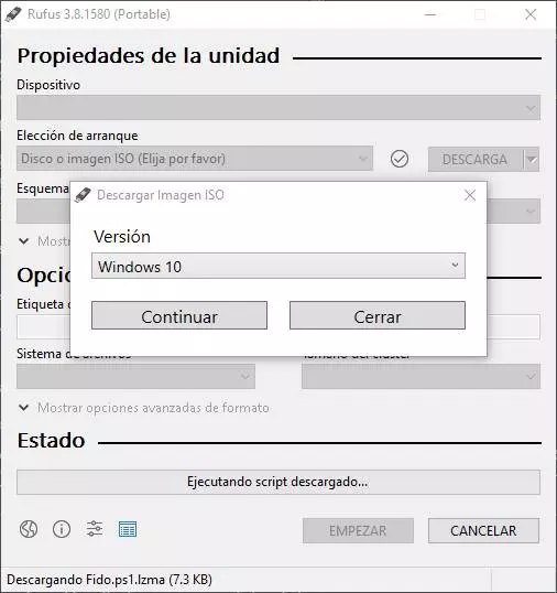 Laai ISO af Windows 10 van Rufus - 1