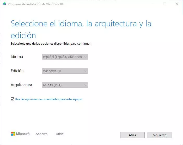 Magjistar për të përditësuar ose shkarkuar Windows 10 ISO - 2