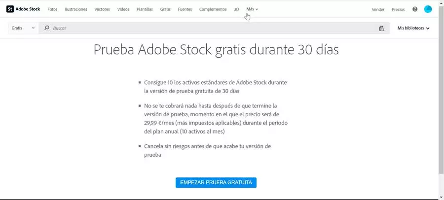 Bezplatná zkušební verze Adobe Stock