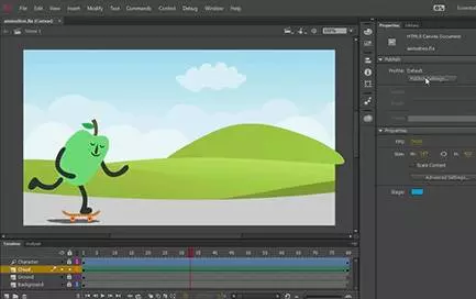 Software de animație Adobe 2D
