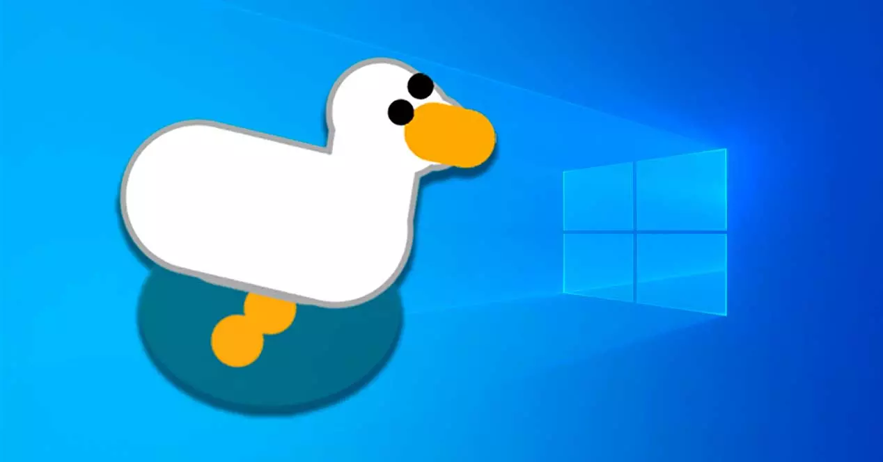 Desktop Goose, doako antzara birtuala txantxak egiteko