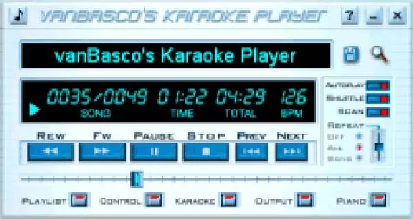 VanBasco Karaoke-speler