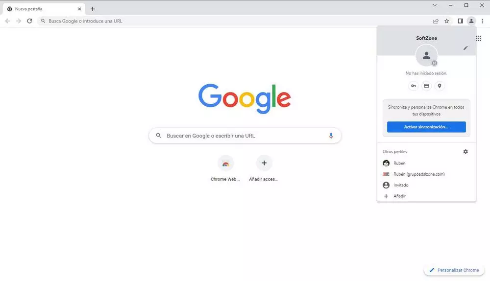 Google Chrome brauzeri