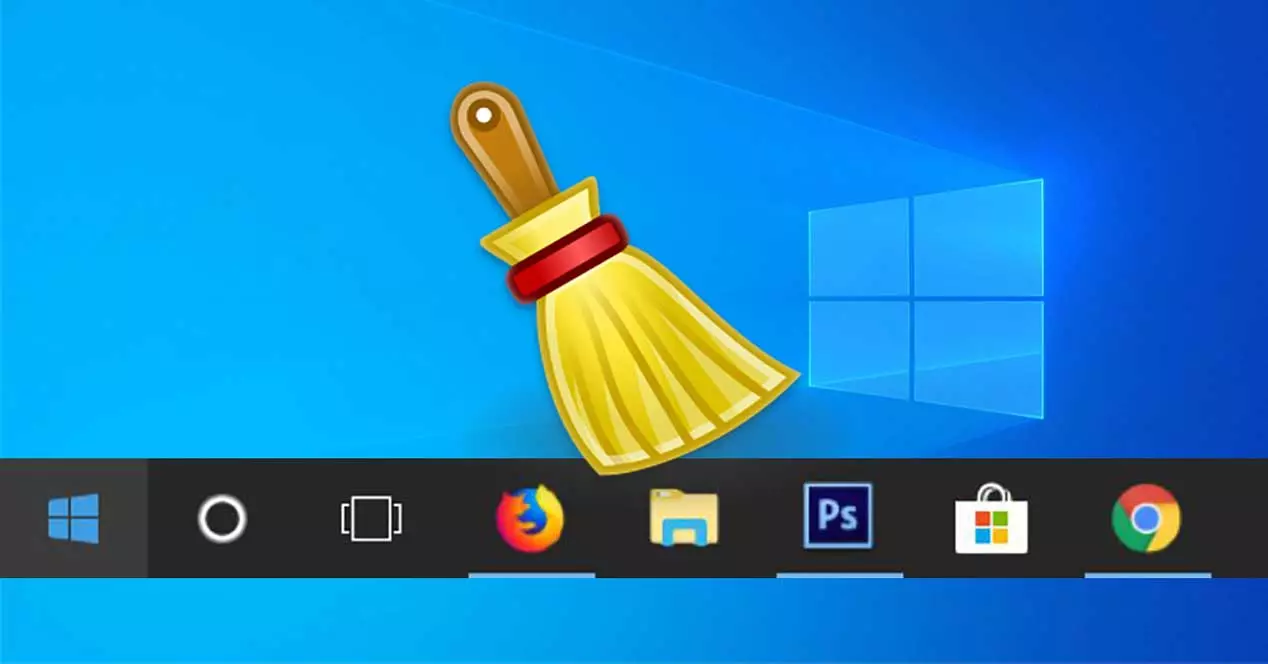 Limpyohi ang taskbar sa Windows: labing maayo nga mga programa