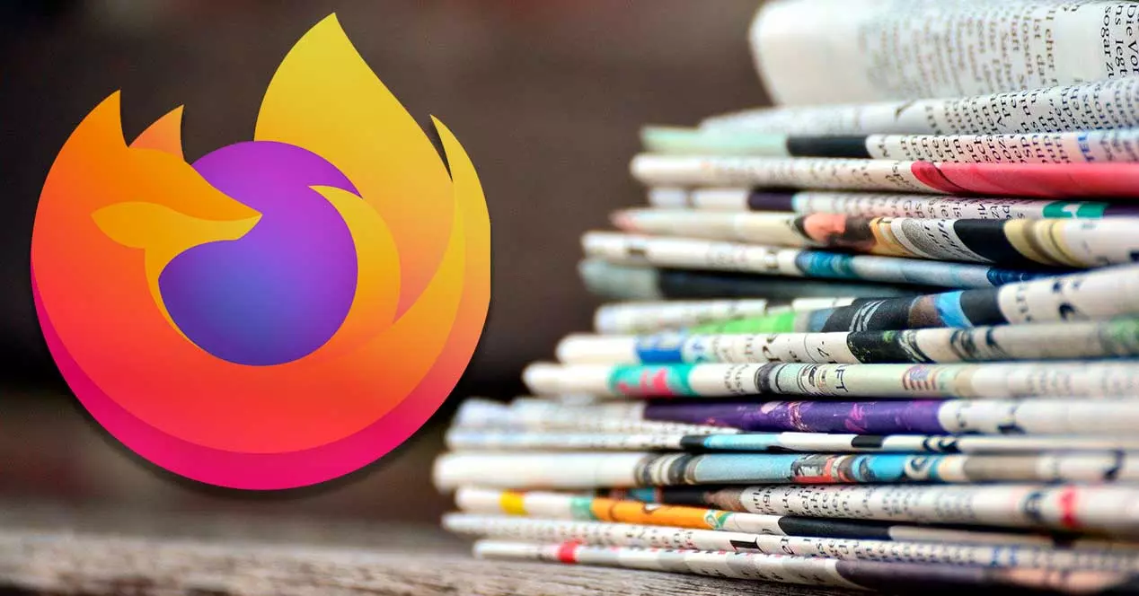 Расширения для просмотра и организации новостей в Mozilla Firefox