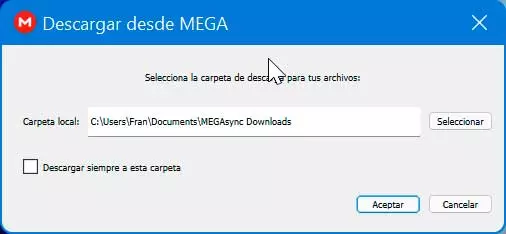 Téléchargement de MEGASync depuis MEGA