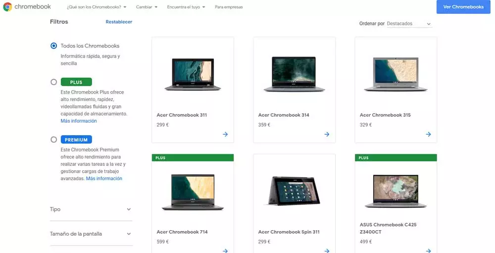 chromebook స్టోర్