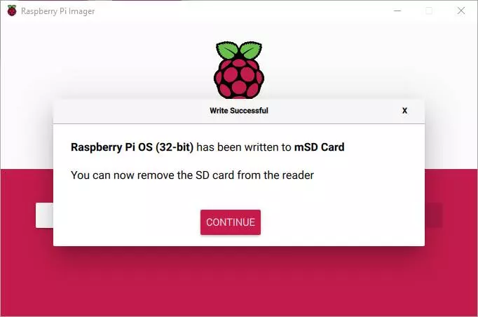 Raspberry Pi Imager - Installer system 5