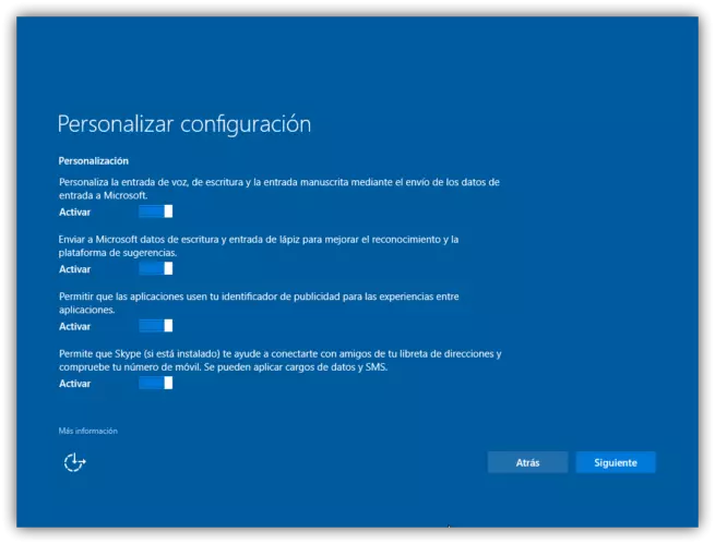 Personalizo instalimin e Windows 10