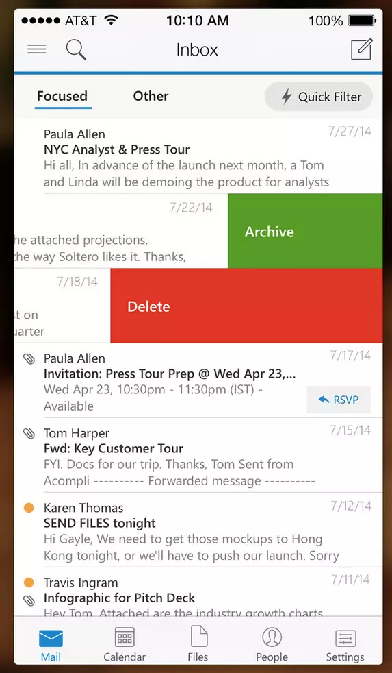Outlook iOS ۋە ئاندروئىد - SoftZone غا كېلىدۇ 9898_2