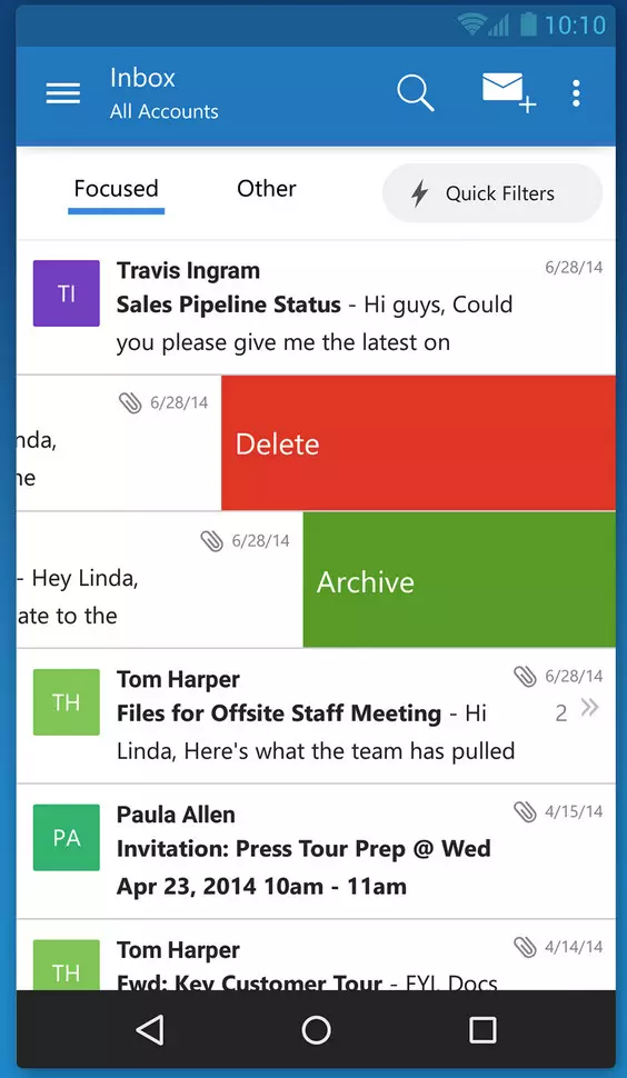 Outlook выходзіць на iOS і Android - SoftZone 9898_3