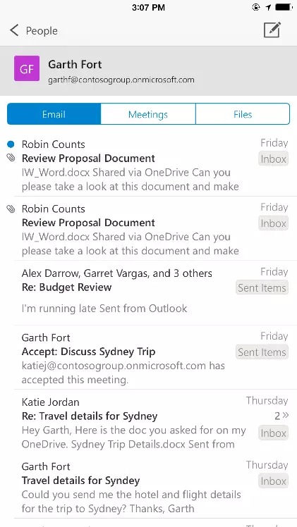 Outlook los rau iOS thiab Android - SoftZone 9898_4